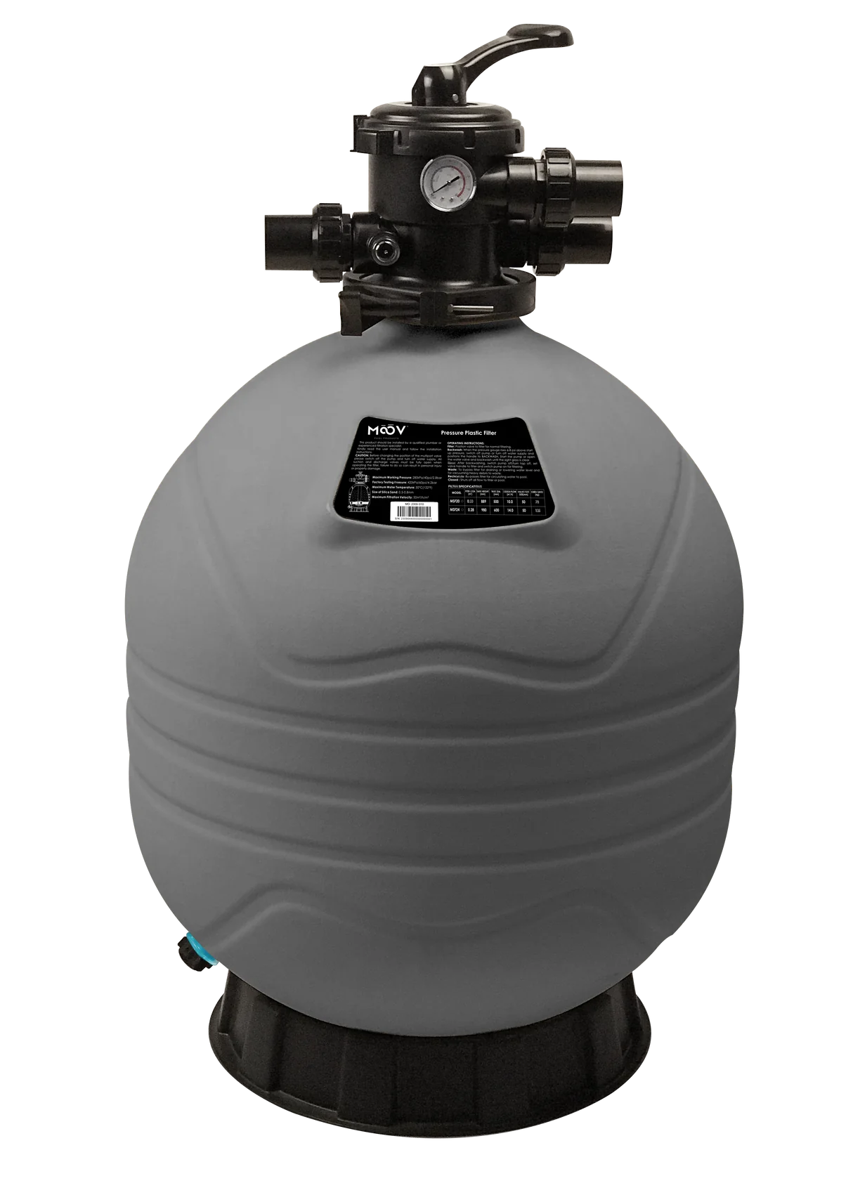 MOOV 24'' Pool Sand Filter - MSF24 – Pool Busters Fonthill